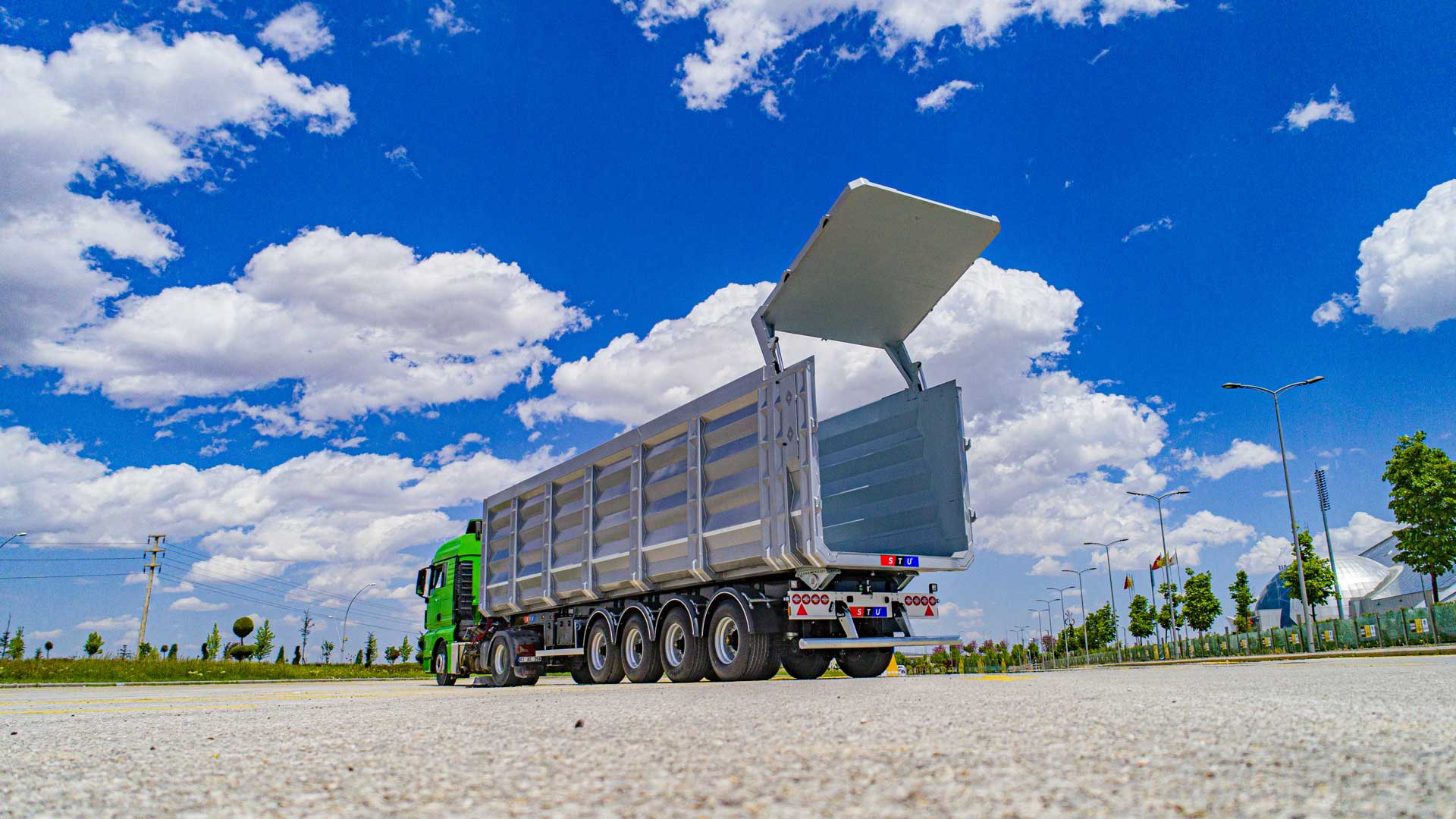 Scrap Metal Tipper Trailer is produced by STU Trailers.