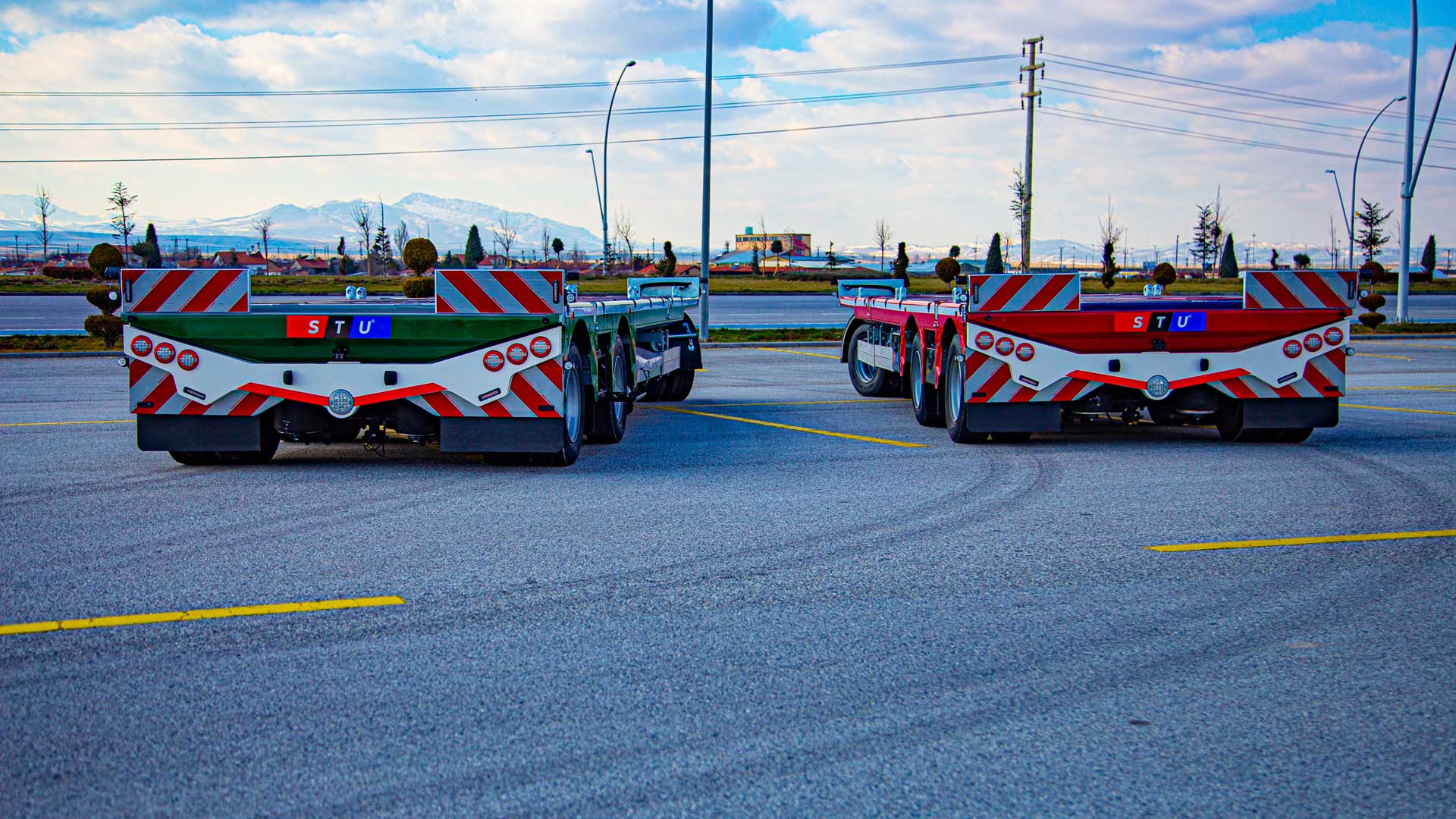 Drawbar Remorque Trailer is producing by STU TRAILERS in Turkey.