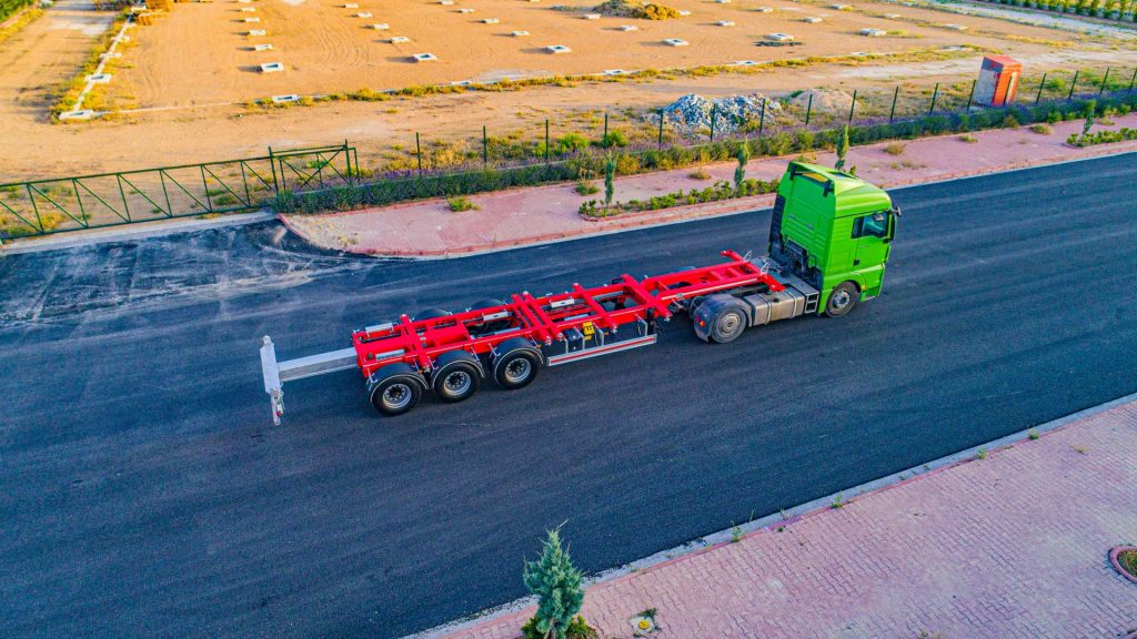 Container Trailer and tipping models are producing by STU TRAILERS.