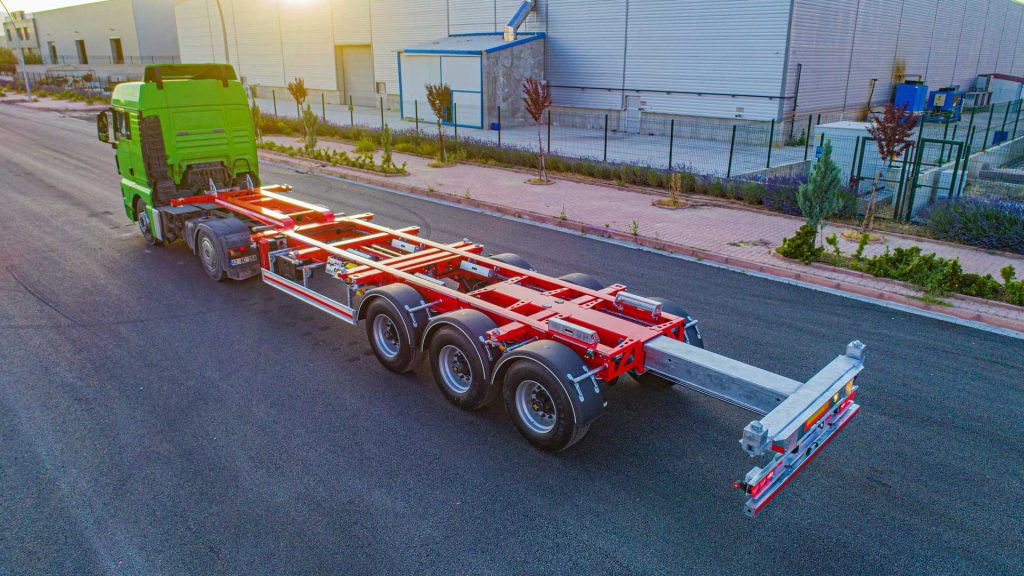 Container Trailer and tipping models are producing by STU TRAILERS.