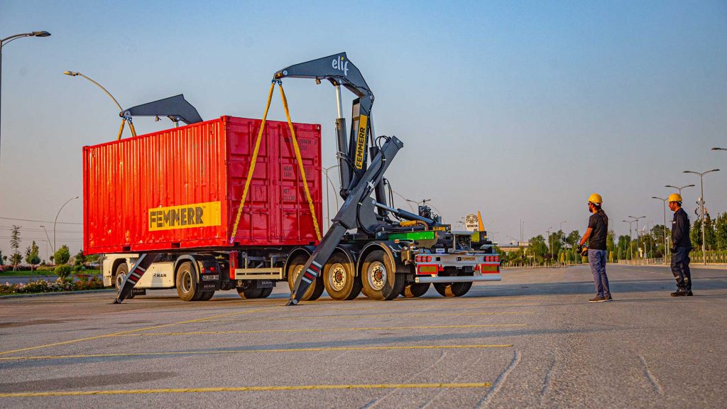 Container Side Lifter Trailer is producing by STU Trailers.