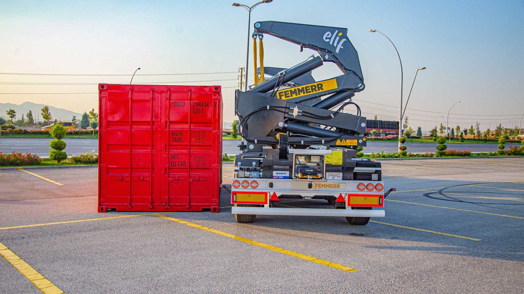 Container Side Lifter Trailer is producing by STU Trailers.