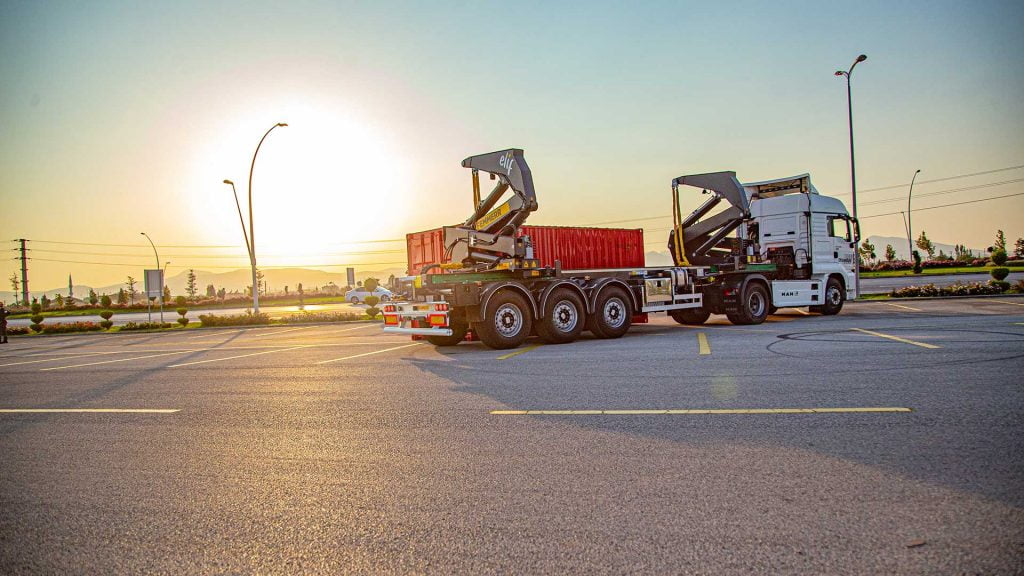 Container Side Lifter Trailer is producing by STU Trailers.