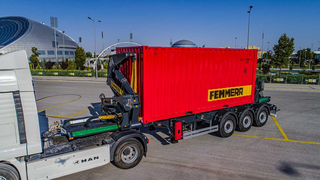 Container Side Lifter Trailer is producing by STU Trailers.